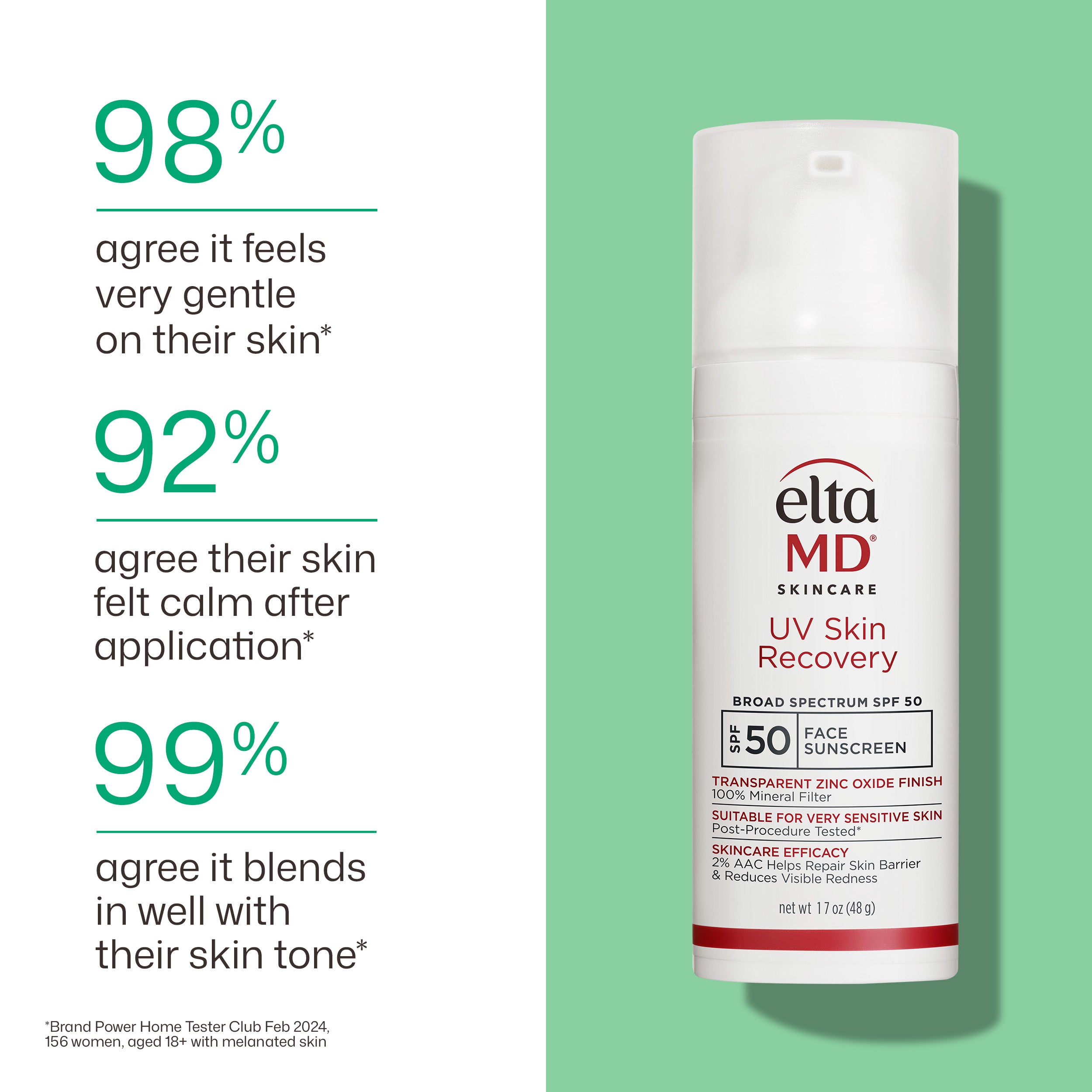 UV Skin Recovery Mineral Face Sunscreen SPF 50 | EltaMD®