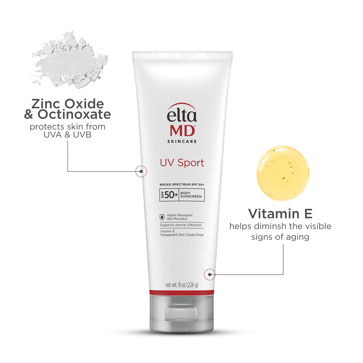 UV Sport SPF 50 Sunscreen for Athletes | EltaMD®