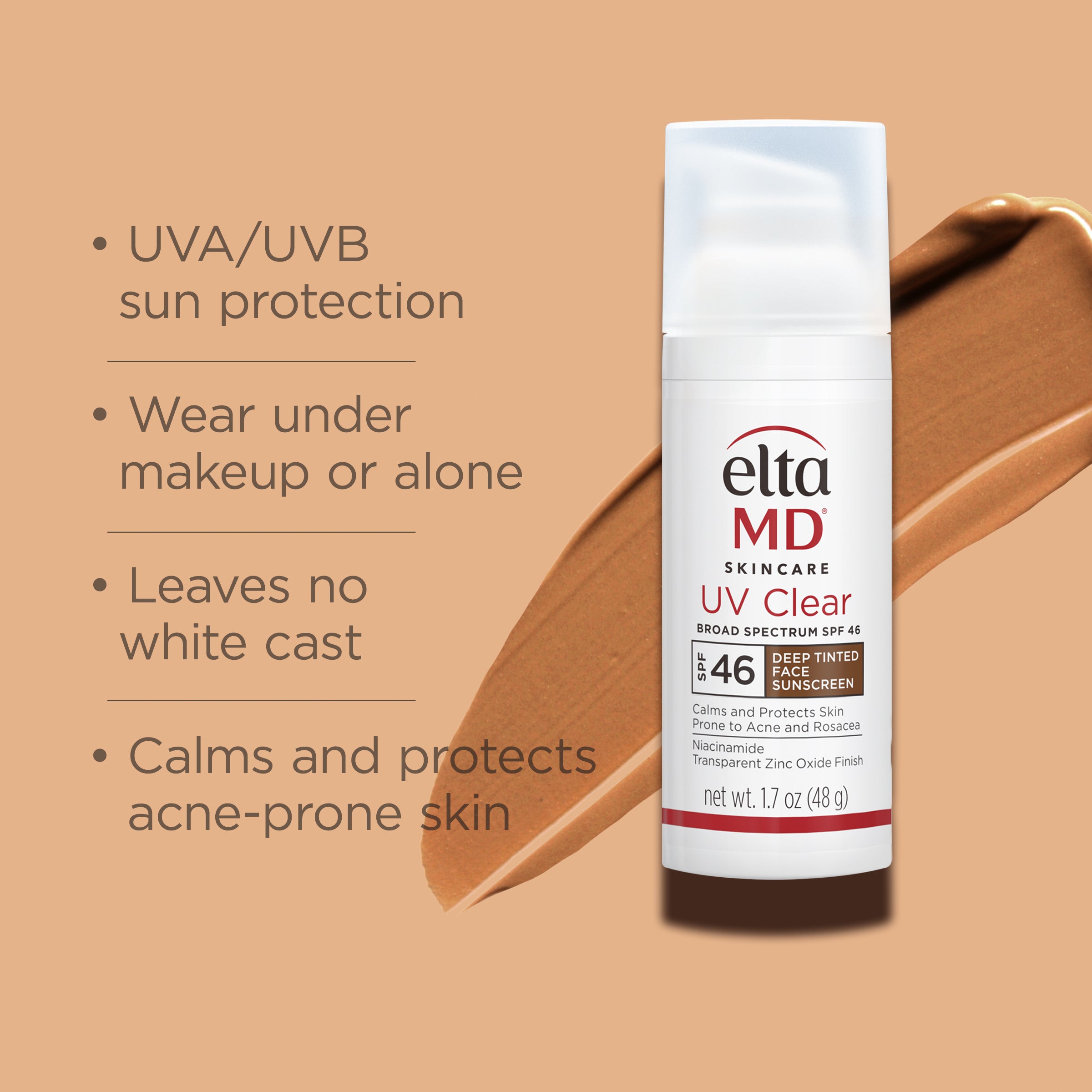 UV Clear Deep Tinted SPF 46 for Deeper Skin Tones | EltaMD®