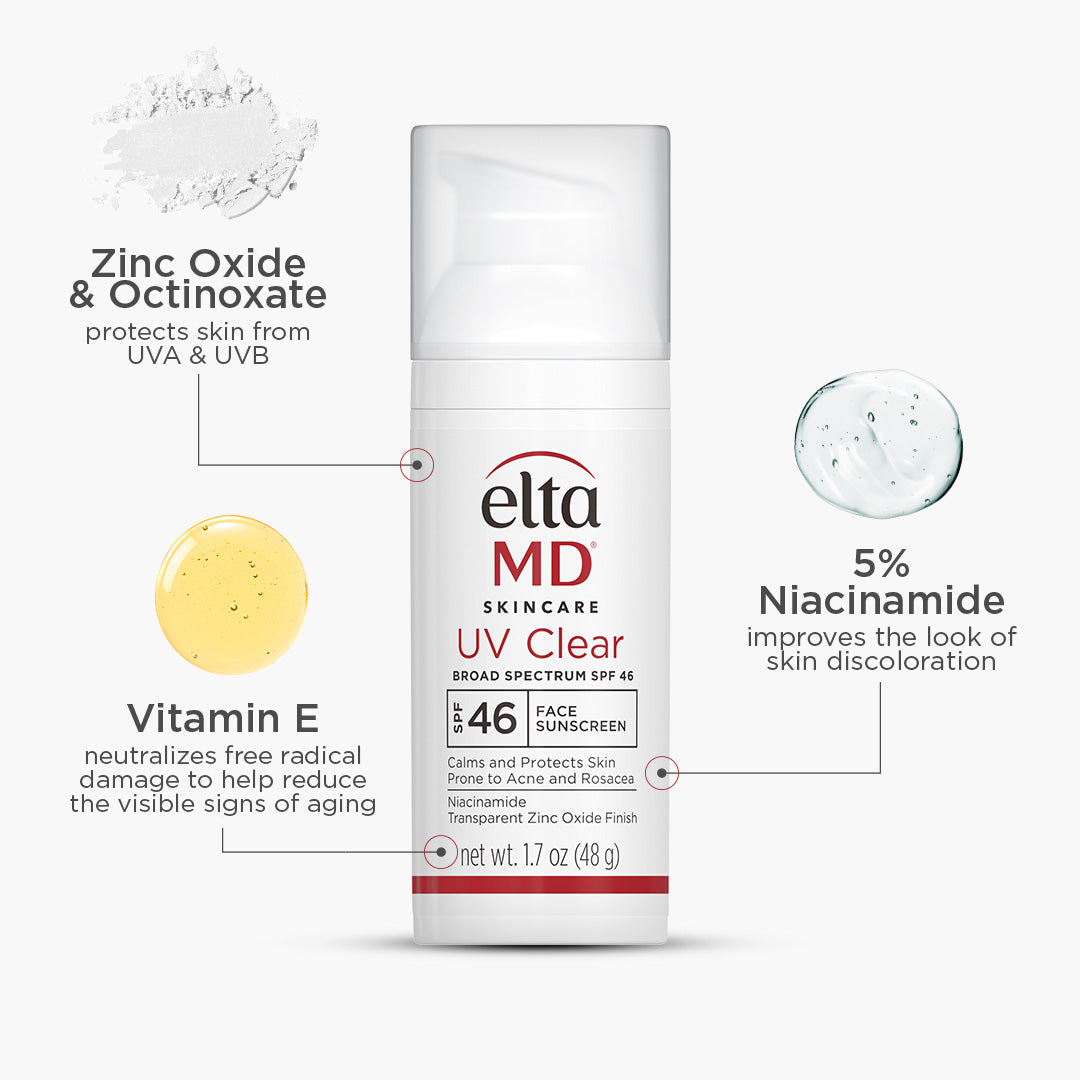 UV Clear Facial Sunscreen | SPF 46 | Sensitive Skin Sunscreen | EltaMD®